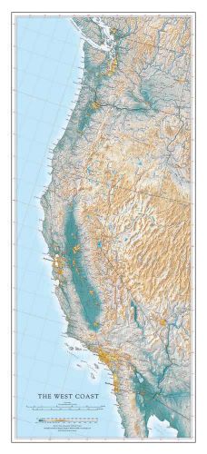 Pacific Coast Ranges Map